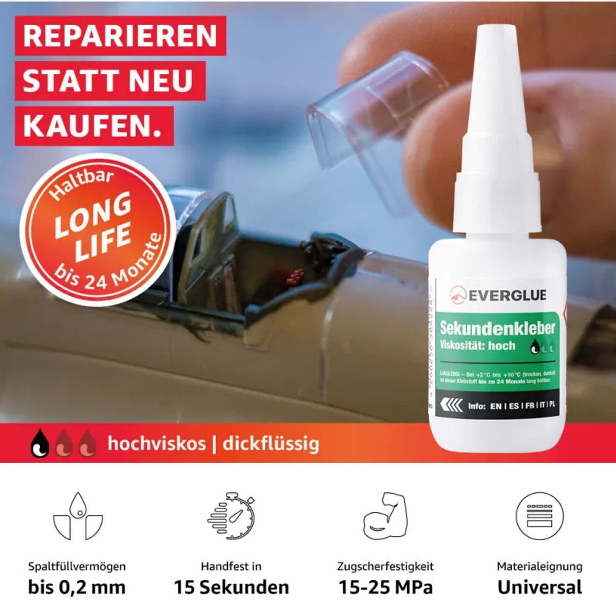 Fabelhafte Sekundenkleber Vom Finger Losen Ebenbild